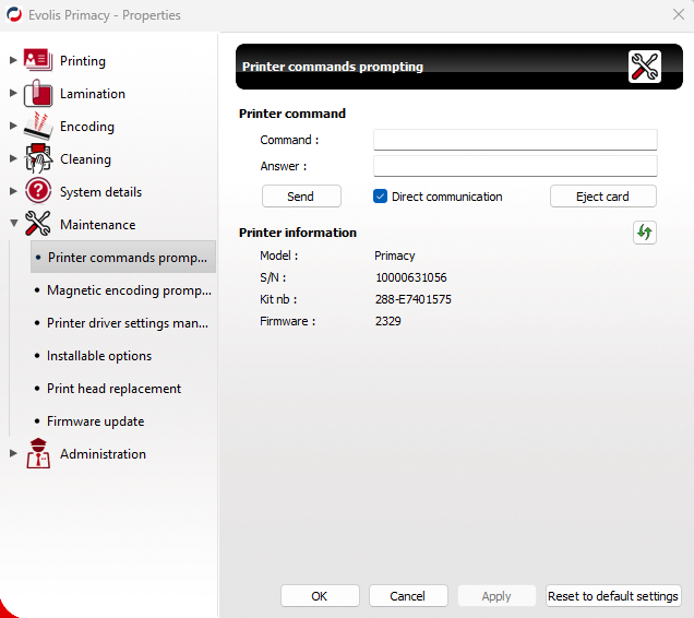 How do you perform a Ribbon Calibration on an Evolis Primacy 1 ID Badging printer?