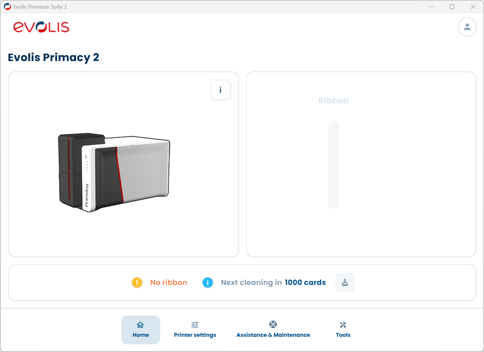 How do you update drivers on the Evolis Primacy 2 ID Badging printer?